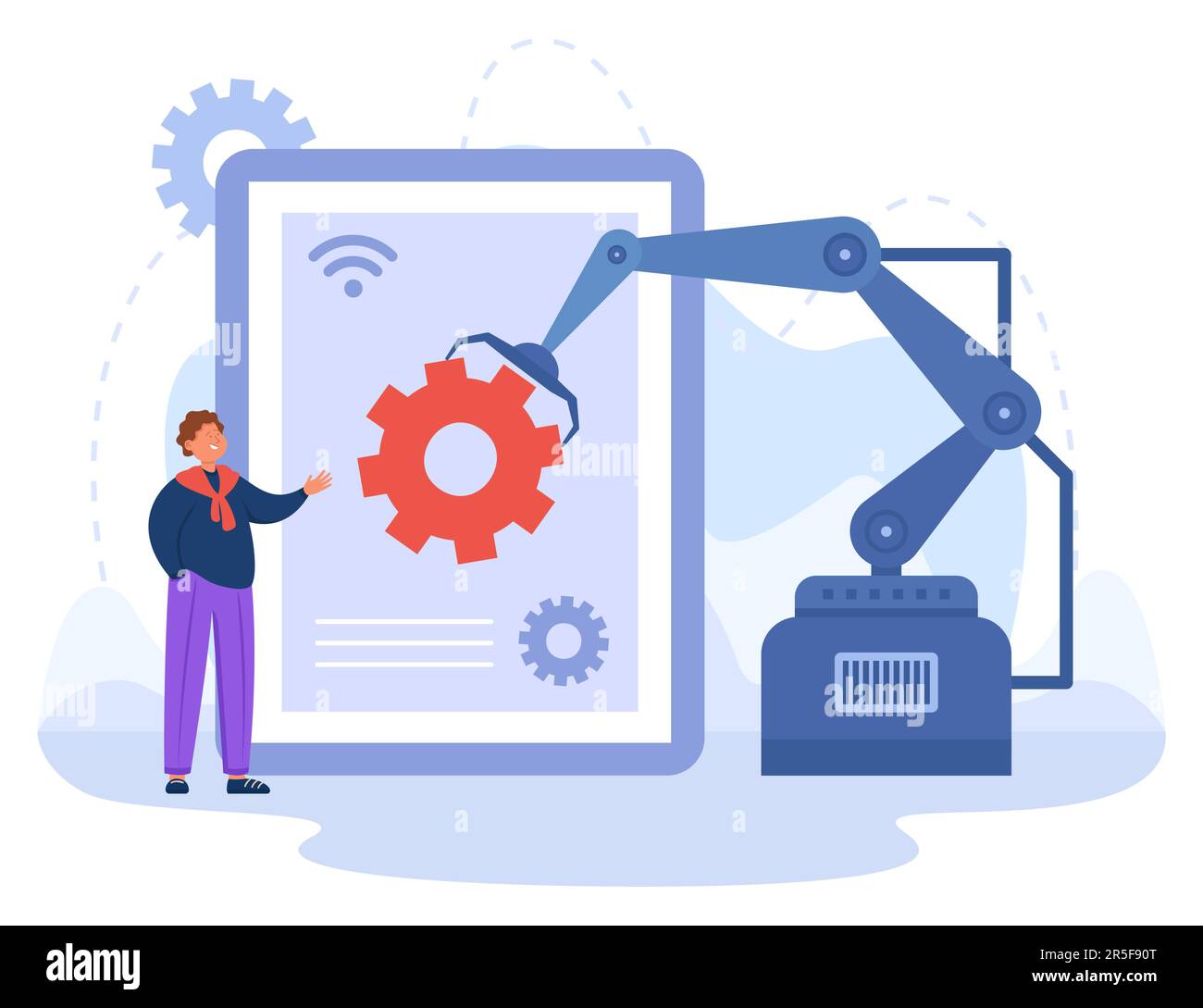Work robots hi-res stock photography and images - Alamy