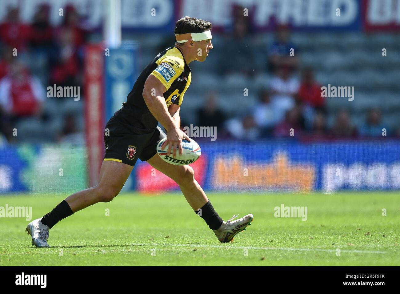 Newcastle, England - 3rd June 2023 - Brodie Croft (6) of Salford Red ...