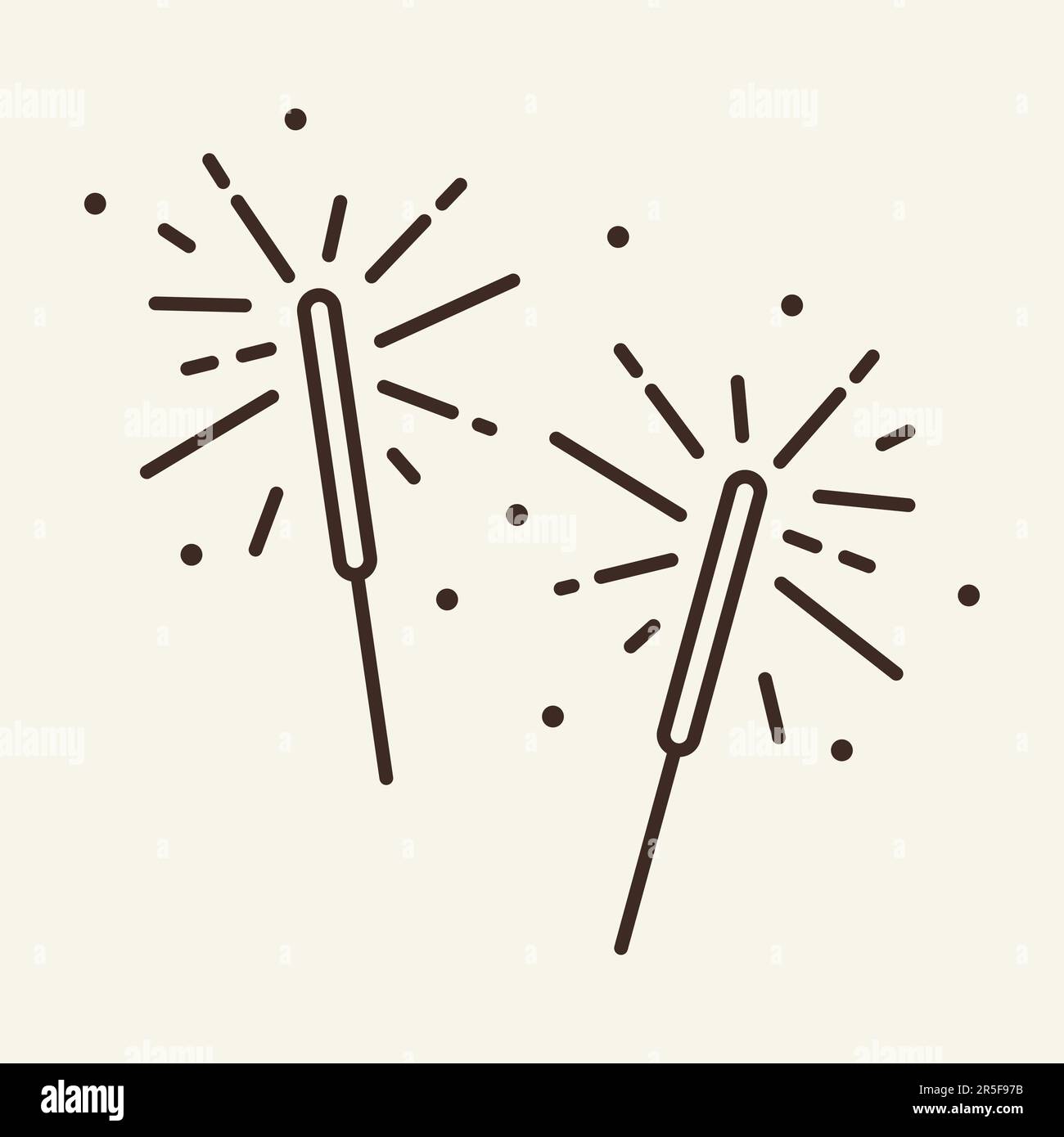 Burning bengal fire Stock Vector Images - Alamy
