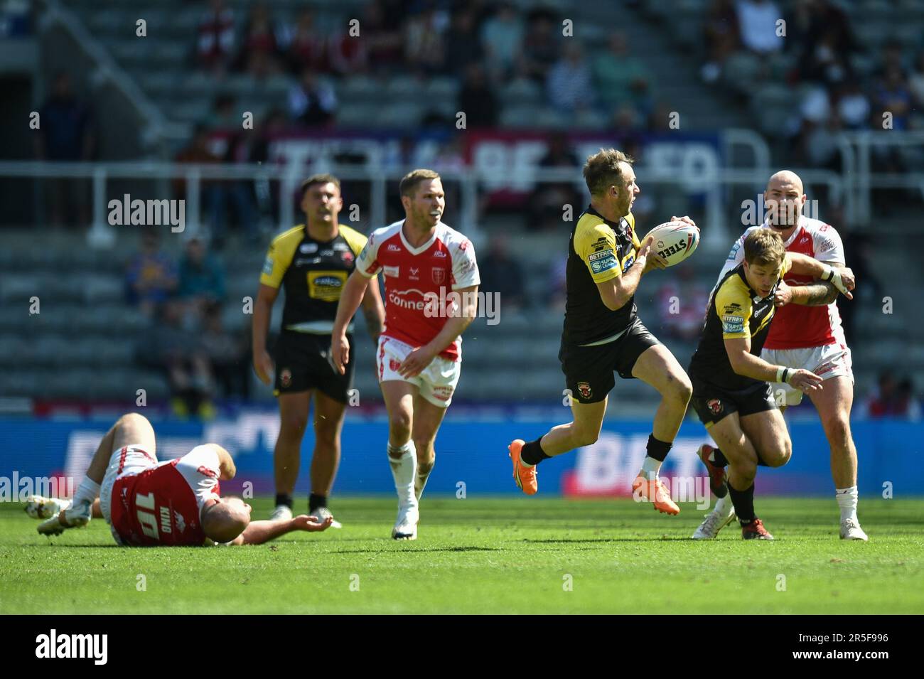 Newcastle, England - 3rd June 2023 - Ryan Brierley (1) of Salford Red ...