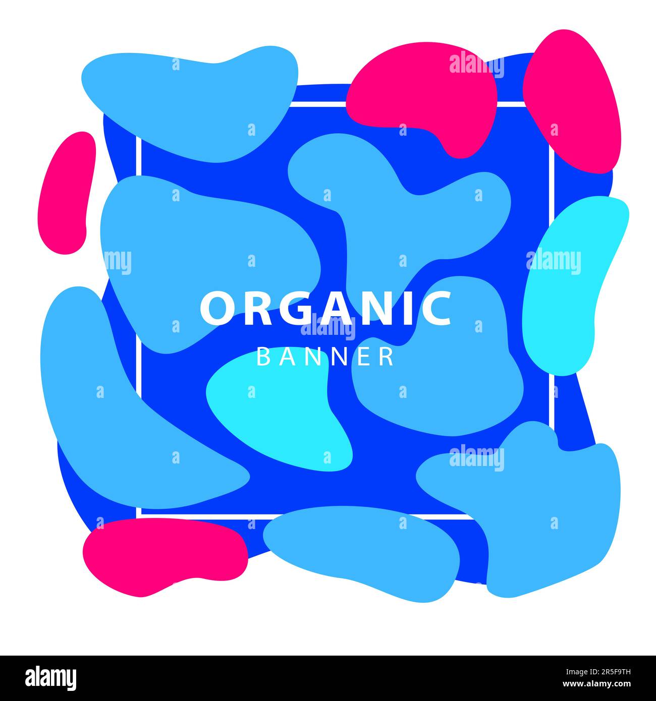 Pink and blue irregular shapes Stock Vector Image & Art - Alamy