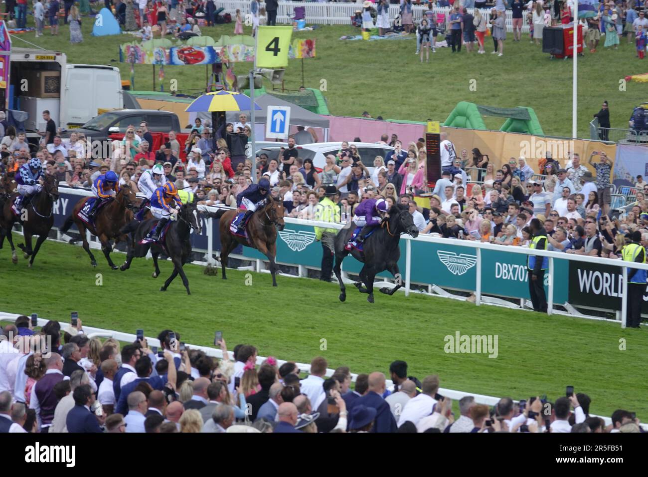 Epsom, Surrey, UK. 3rd June, 2023. Scenes on Derby Day, during the ...
