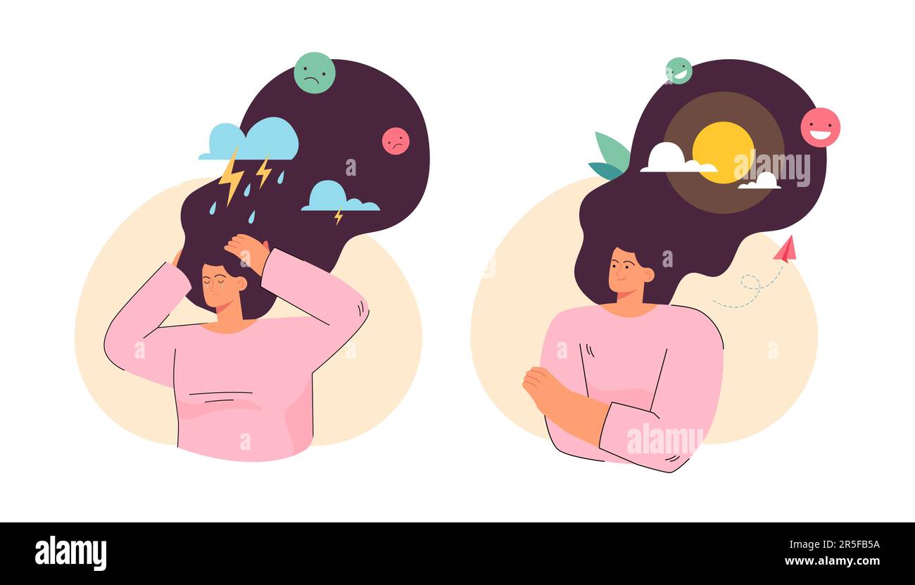 Down syndrome woman Stock Vector Images - Alamy