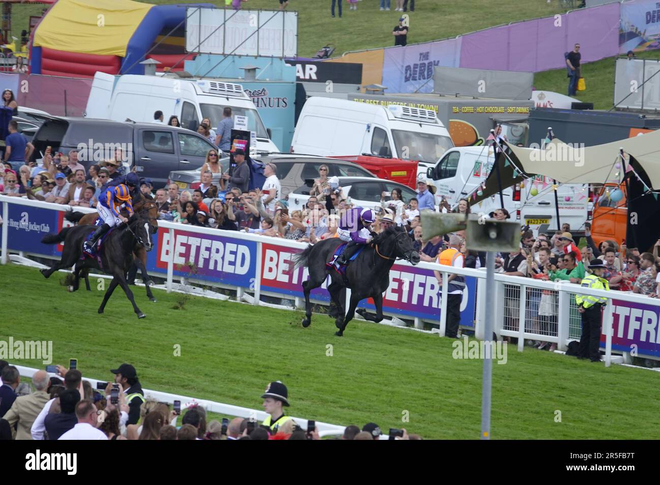 Epsom, Surrey, UK. 3rd June, 2023. Scenes on Derby Day, during the ...