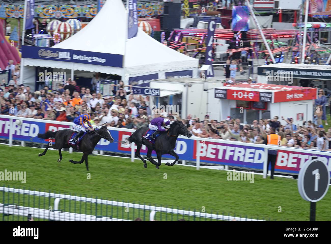 Epsom, Surrey, UK. 3rd June, 2023. Scenes on Derby Day, during the ...