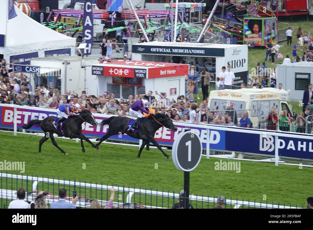 Epsom, Surrey, UK. 3rd June, 2023. Scenes on Derby Day, during the ...