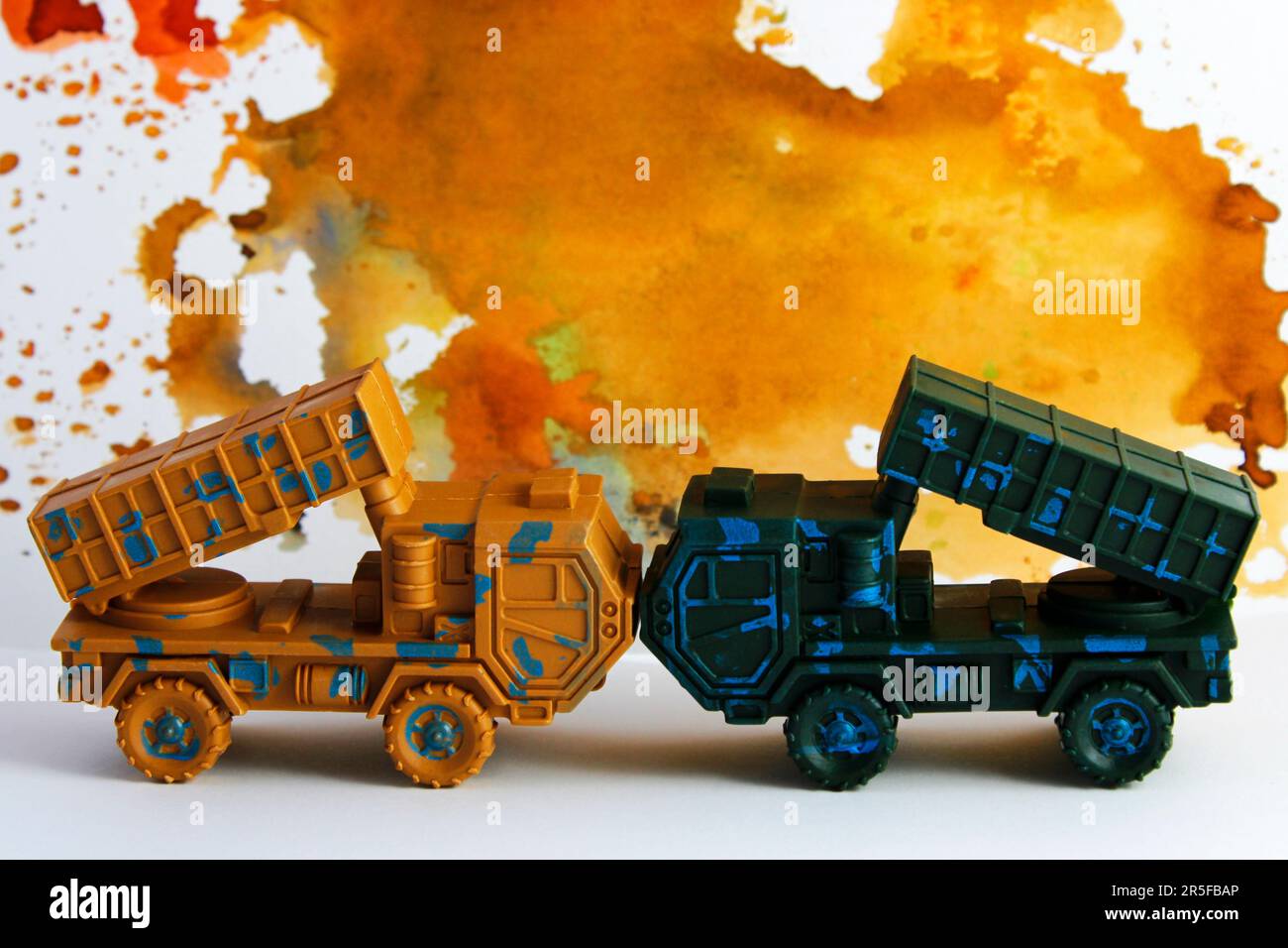 Toy rocket launcher Stock Photo - Alamy