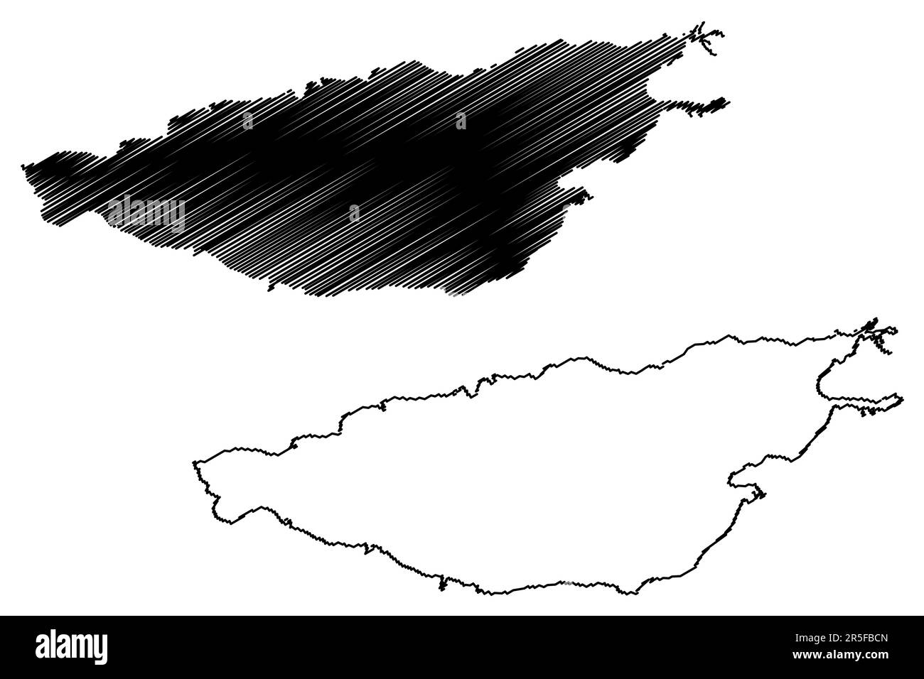 Lake Issyk-Kul (Kyrgyzstan, Kyrgyz Republic) map vector illustration ...