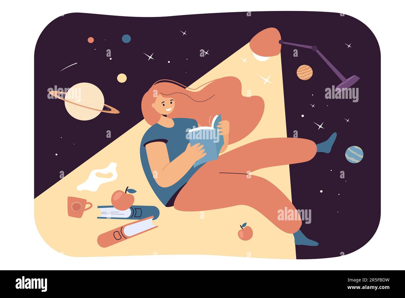 Thinking night Stock Vector Images - Alamy