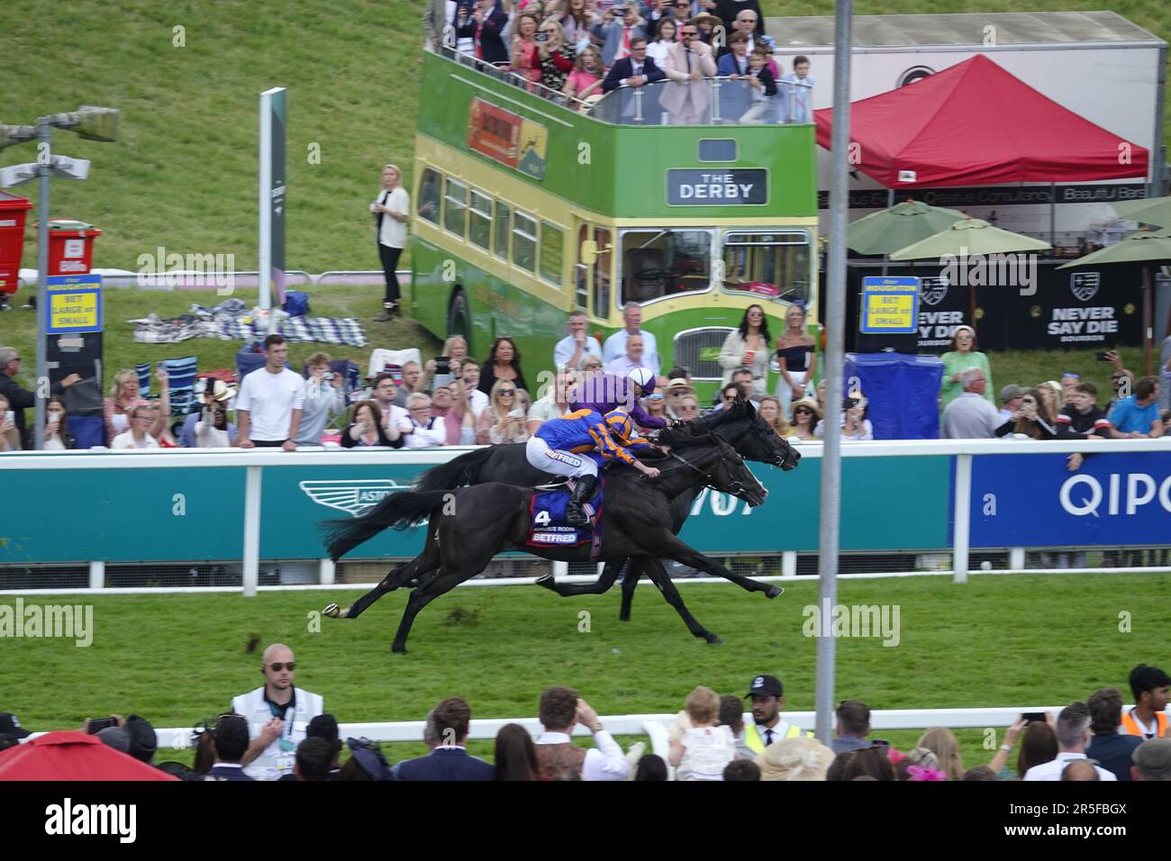 Epsom, Surrey, UK. 3rd June, 2023. Scenes on Derby Day, during the ...