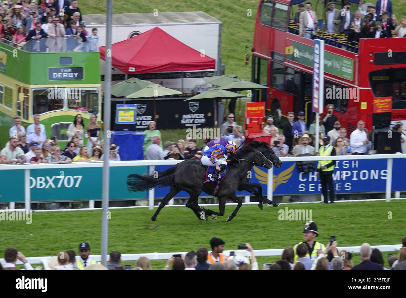 Epsom, Surrey, UK. 3rd June, 2023. Scenes on Derby Day, during the ...