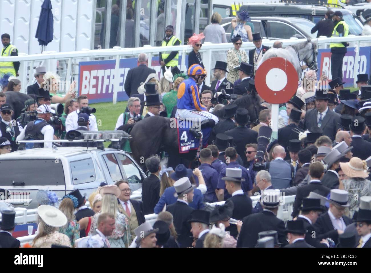 Epsom, Surrey, UK. 3rd June, 2023. Scenes on Derby Day, during the ...