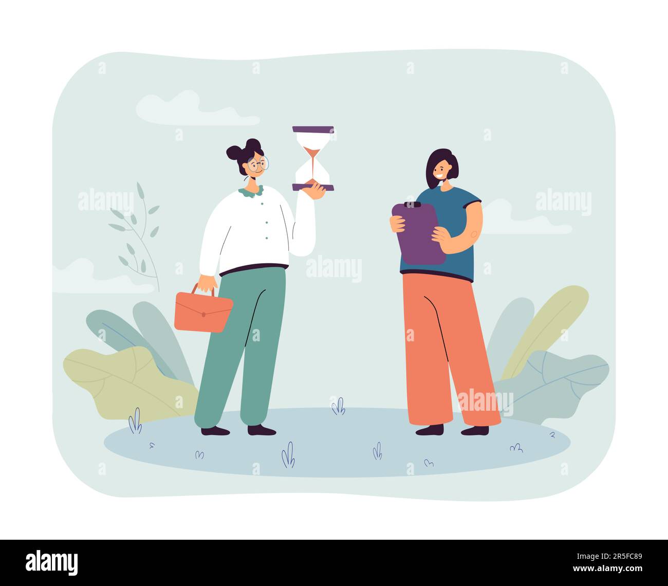 Office time management Stock Vector Images - Alamy