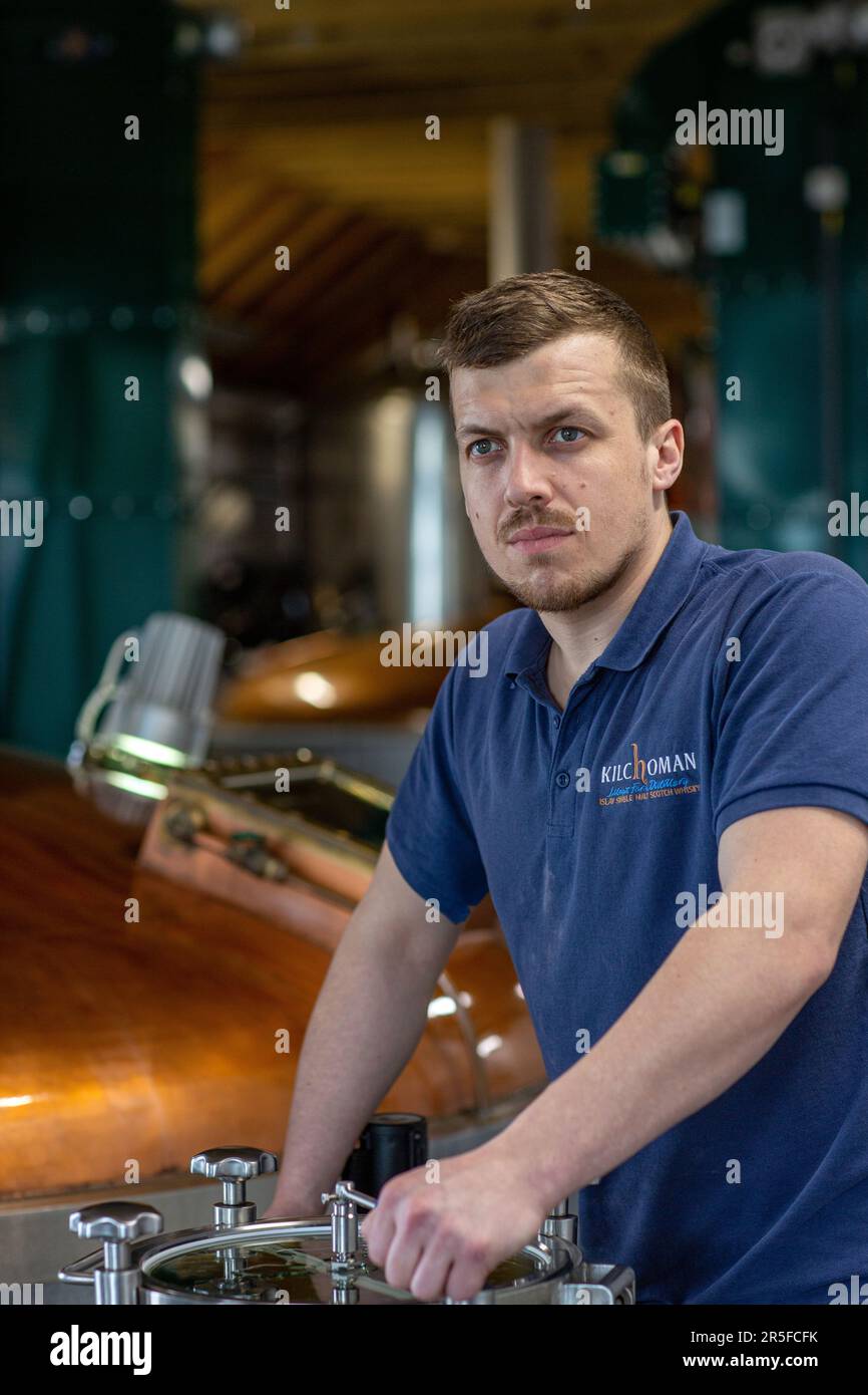 Kilchoman distillery , Islay, Scotland Stock Photo - Alamy