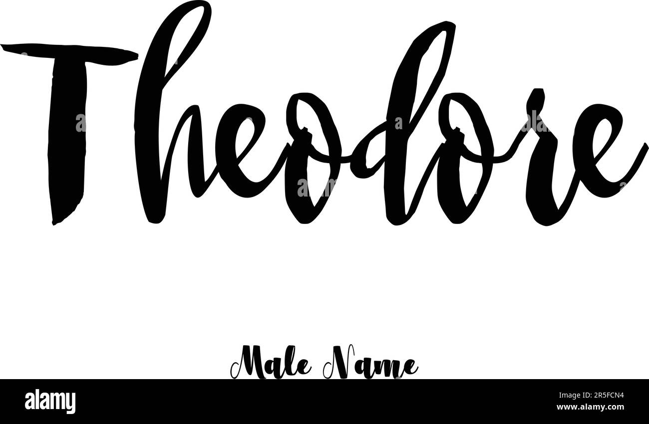 Stylish names vector vectors hi-res stock photography and images - Alamy