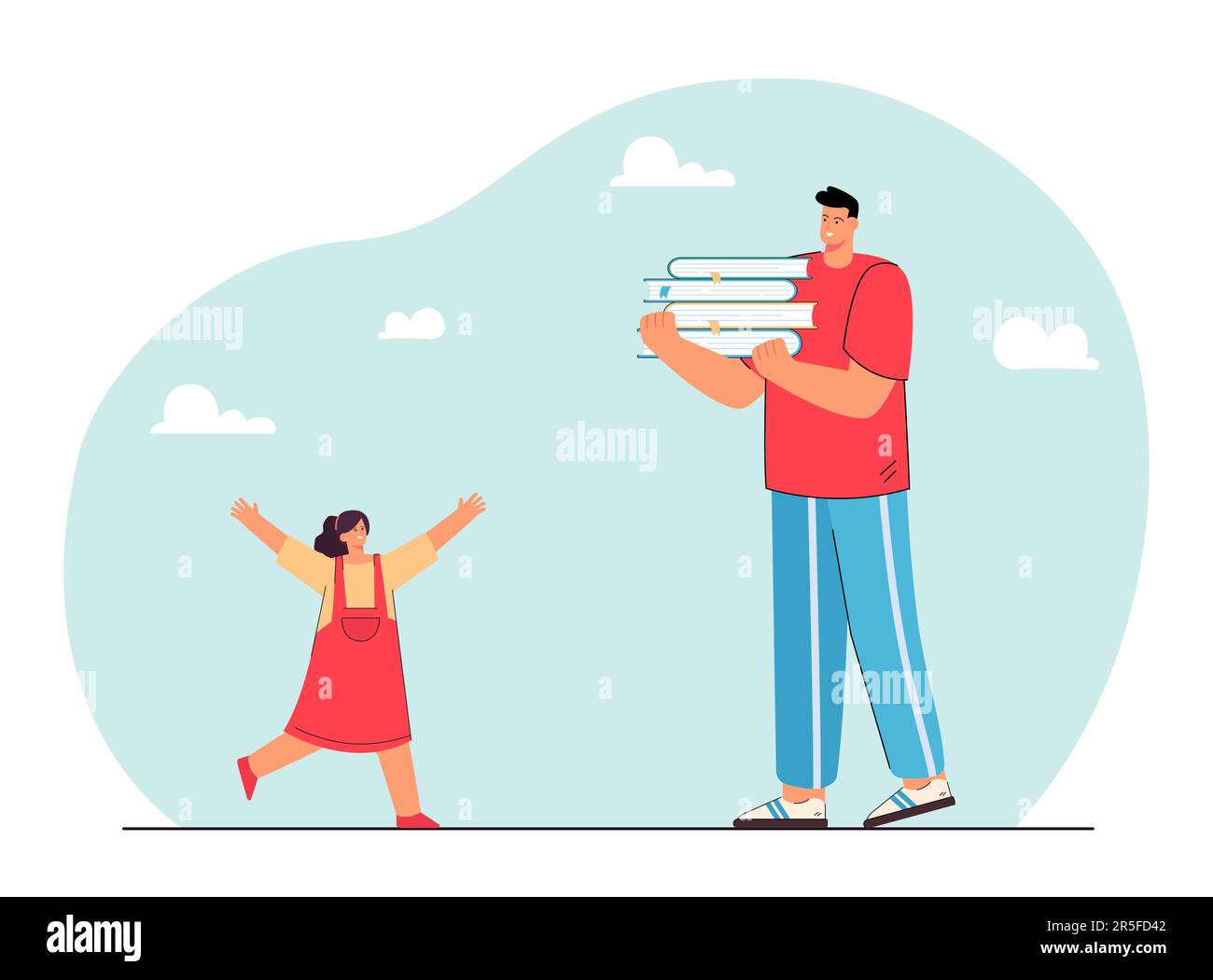 Father pupil Cut Out Stock Images & Pictures - Alamy