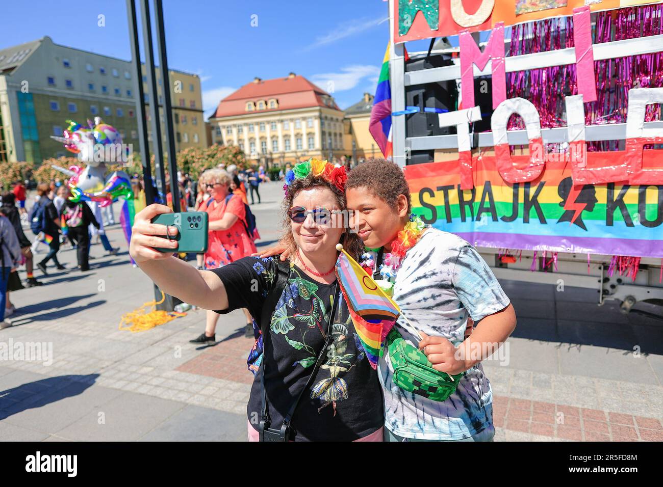 Wroclaw, Wroclaw, Poland. 3rd June, 2023. On June 3, 2023, the 15th Equality March passed ...