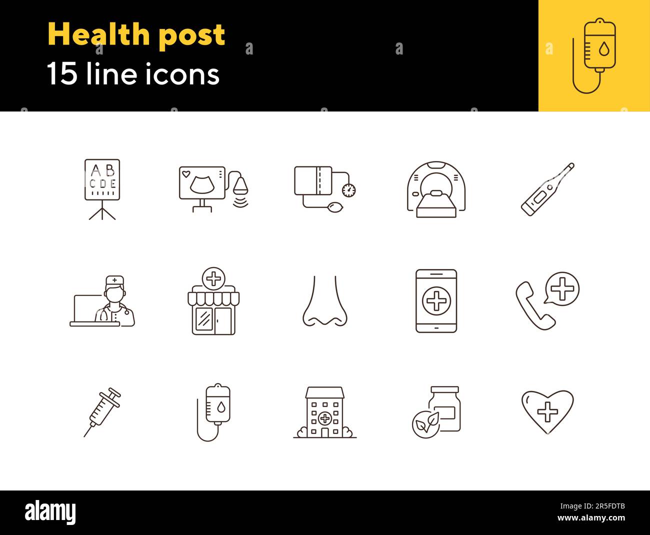 Infusion post Stock Vector Images - Alamy