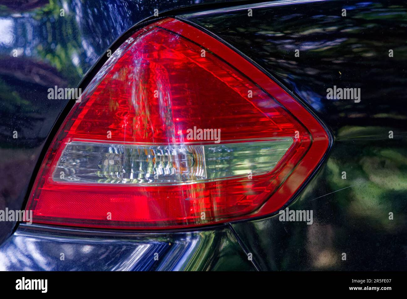 Tail light, break light, parking light with signal lights in red and ...
