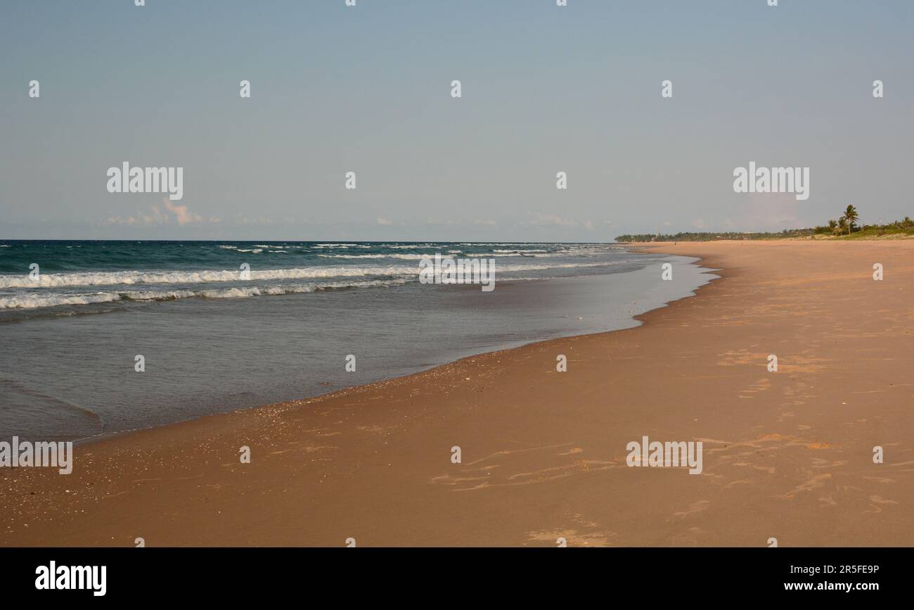 View of Barra Beach. Inhambane. Mozambique Stock Photo - Alamy