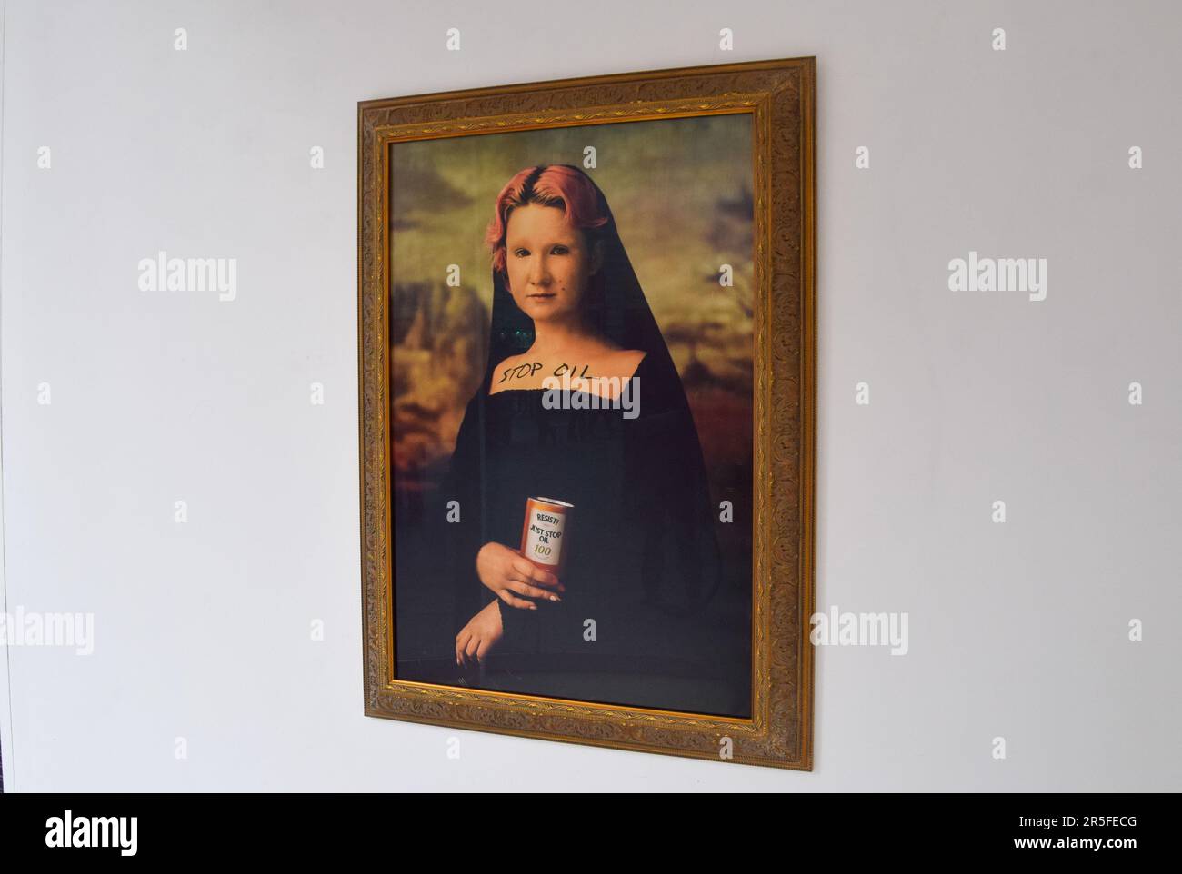 London, England, UK. 3rd June, 2023. Activist Phoebe Plummer reimagined ...