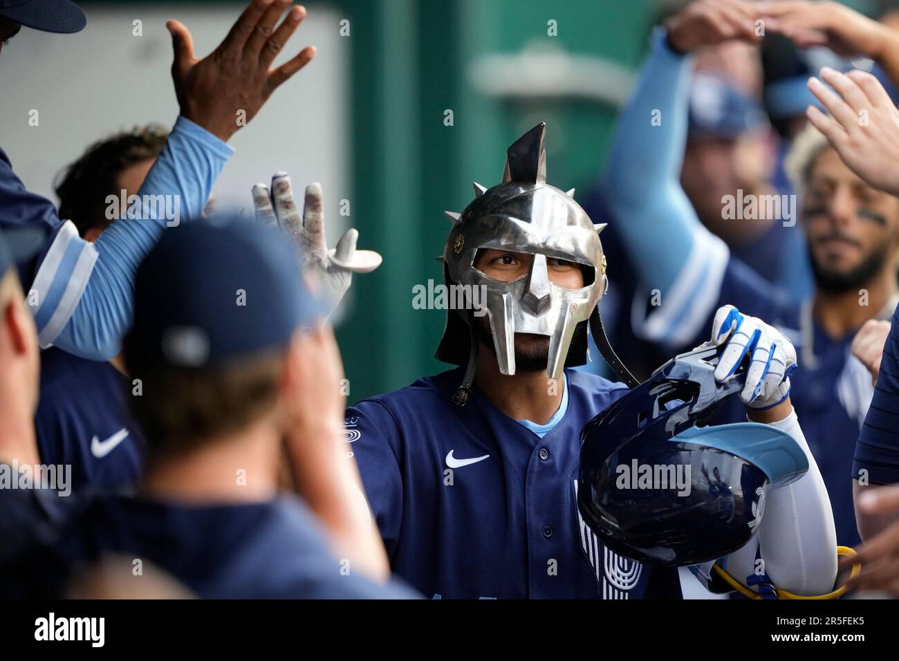 JUN 02, 2023: Kansas City Royals left fielder Edward Olivares (14 ...