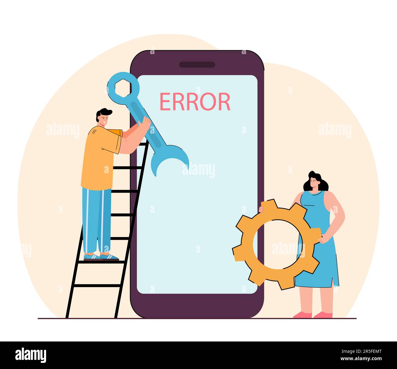 Breakdown group of people Cut Out Stock Images & Pictures - Alamy