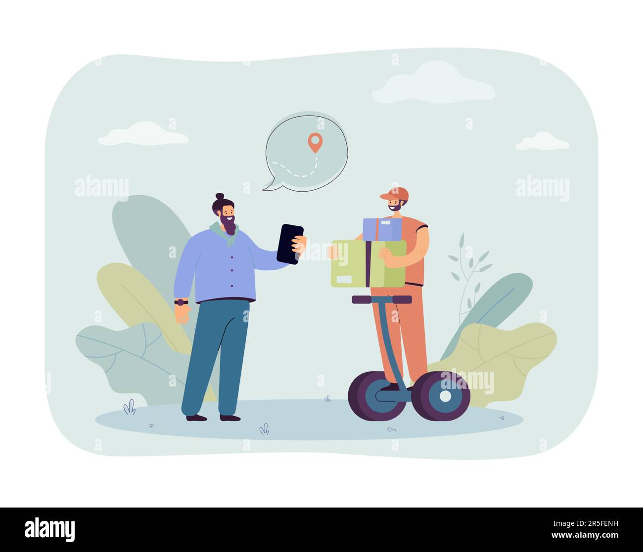 People shopping in electric Stock Vector Images - Alamy