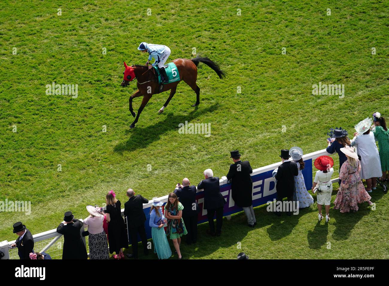 Alligator Alley ridden by Jamie Watson go to post prior to The Aston ...