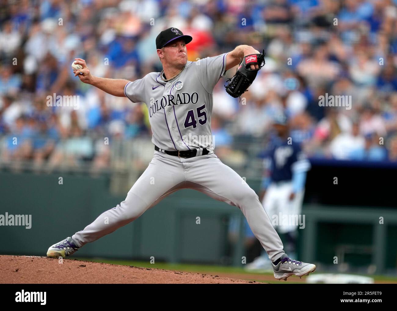 JUN 02, 2023: Colorado Rockies starting pitcher Chase Anderson (45 ...