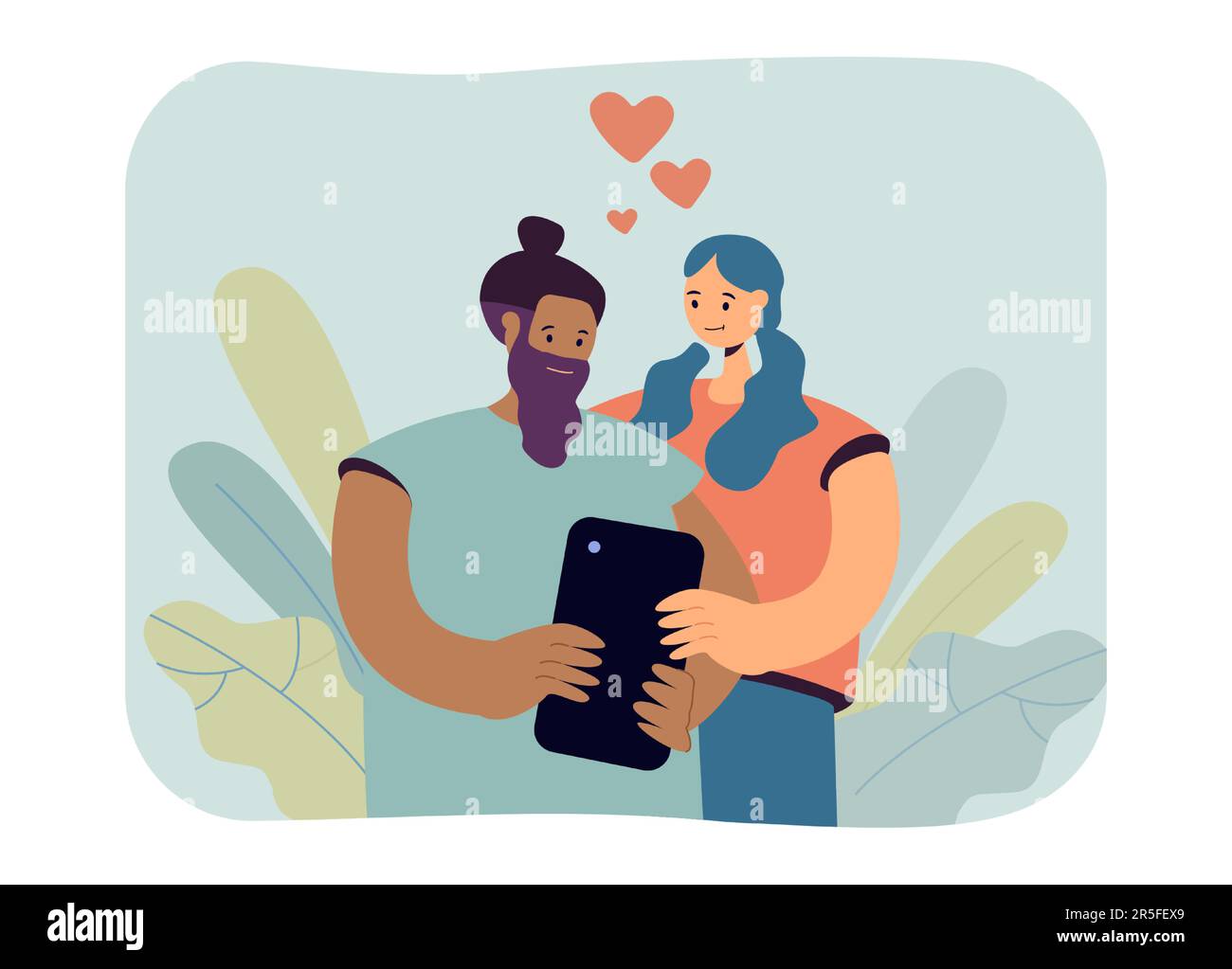 Romance love dating relationship Stock Vector Images - Alamy