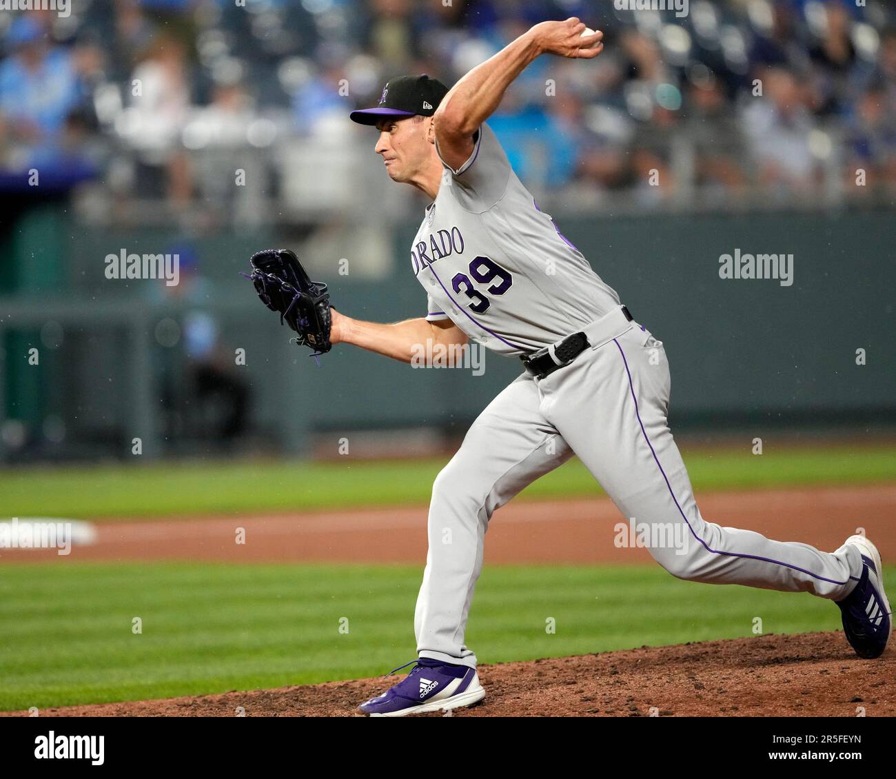 JUN 02, 2023: Colorado Rockies relief pitcher Brent Suter (39) delivers ...