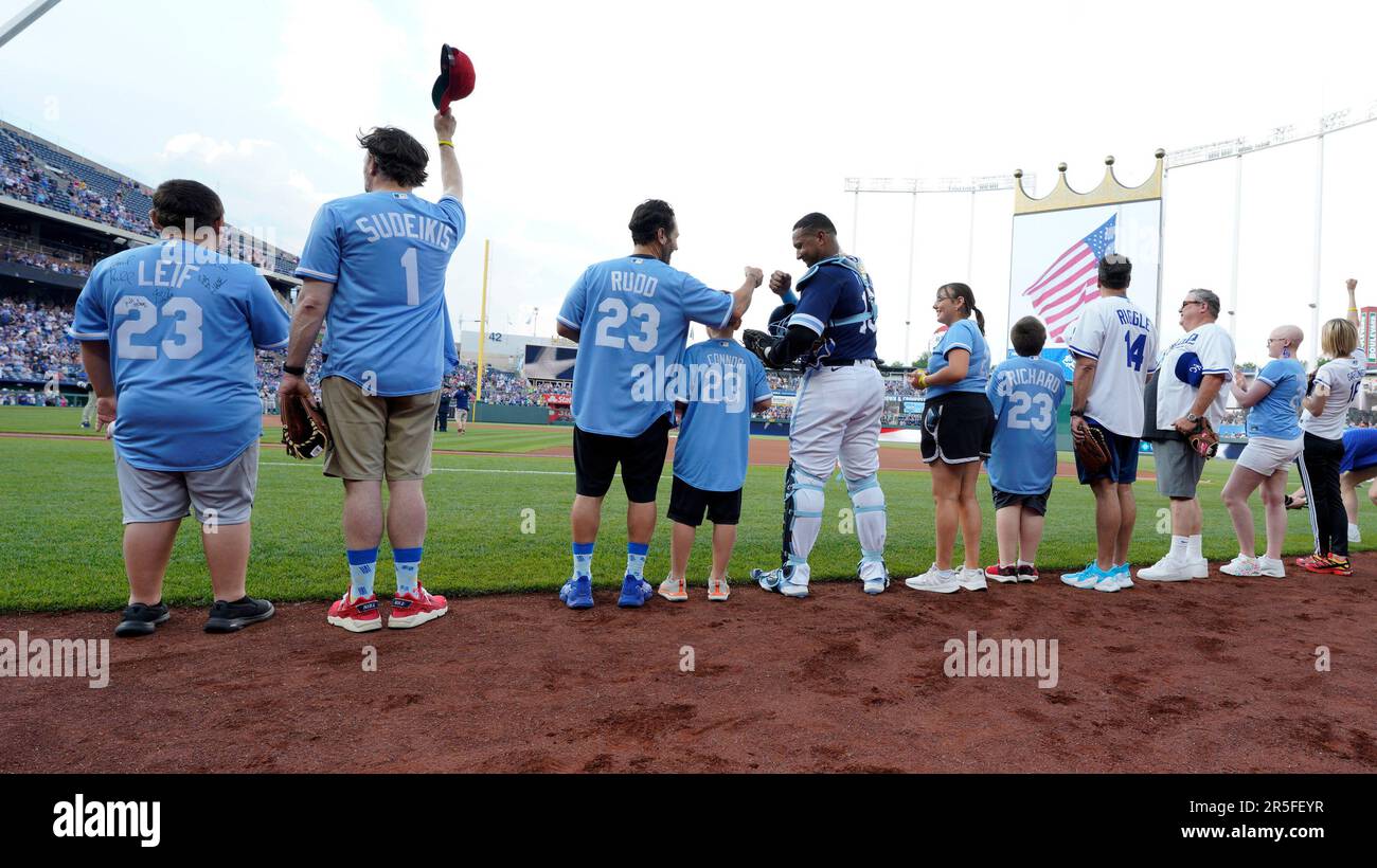 JUN 02, 2023: Kansas City Royals catcher Salvador Perez (13) and the ...