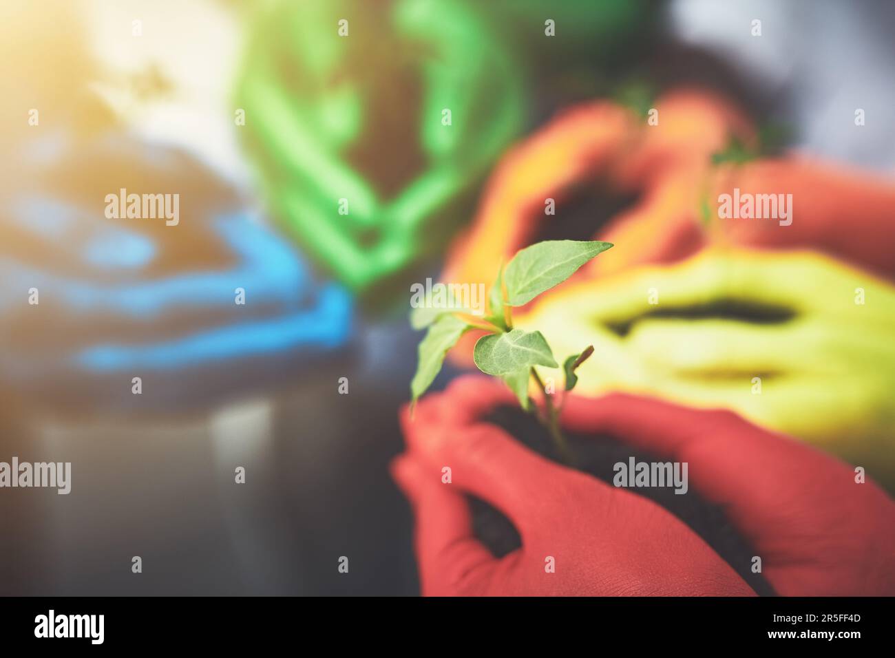 Such a small thing with such a big impact. unrecognizable people ...