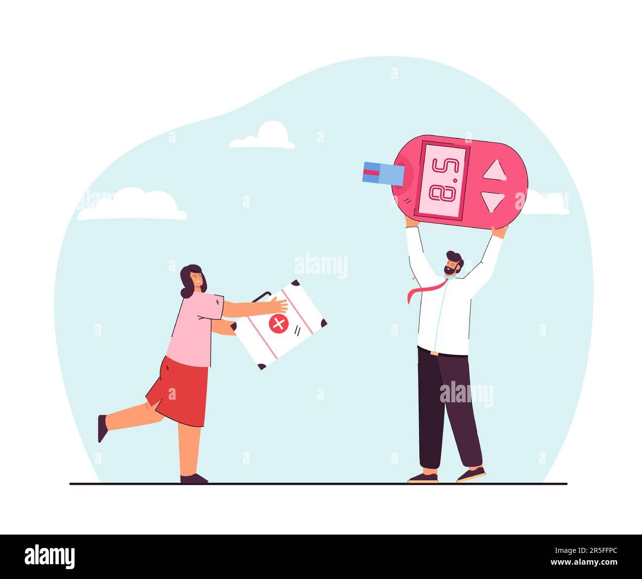 Doctor with first aid kit running towards patient with diabetes Stock ...