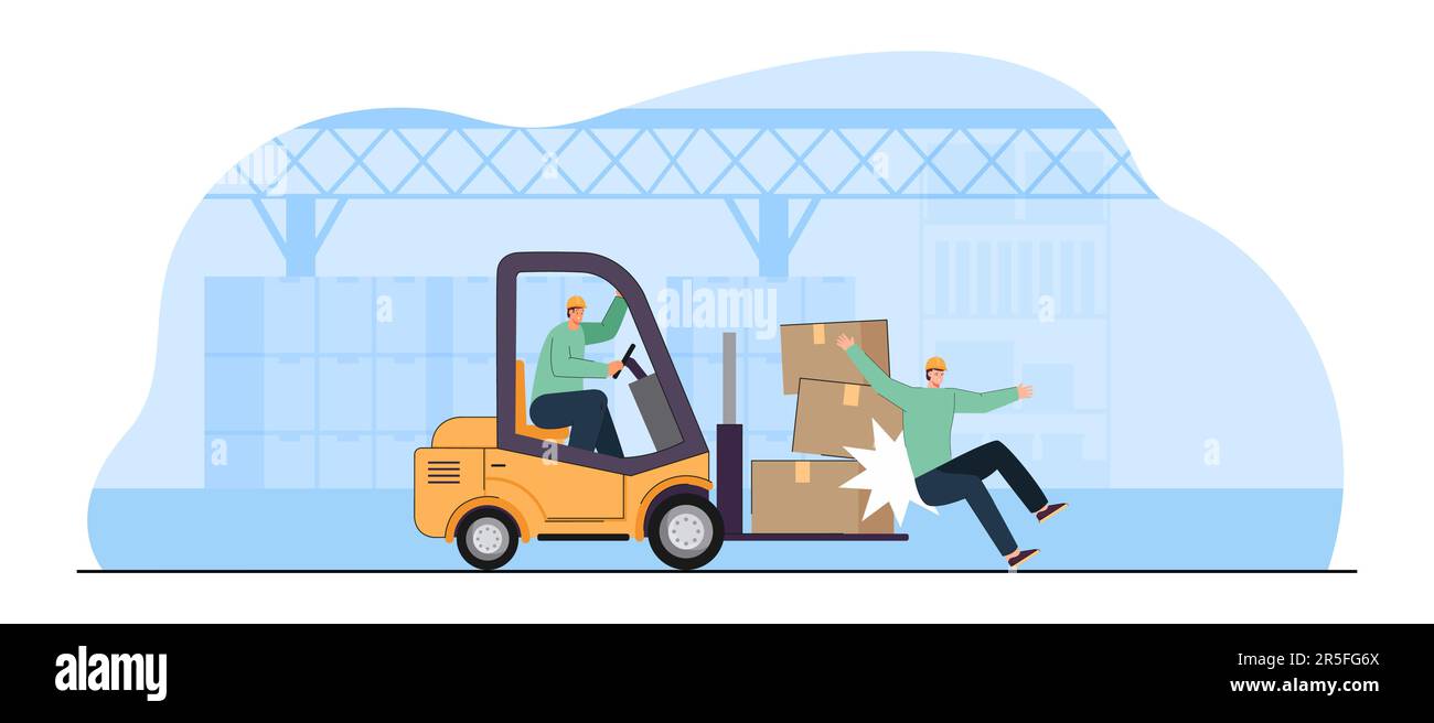 Forklift accident hi-res stock photography and images - Alamy