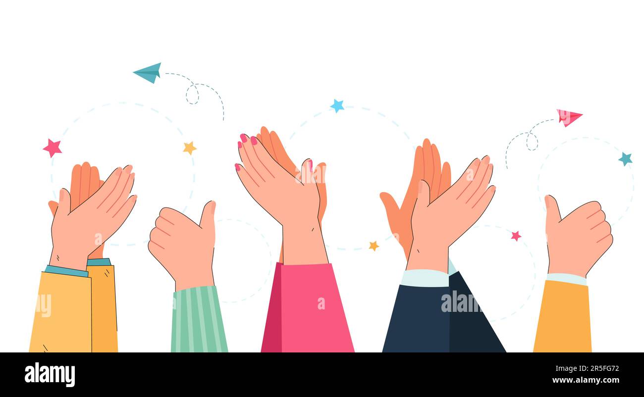 Clapping hands showing appreciation hi-res stock photography and images - Alamy