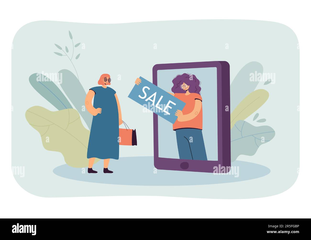 Store assistant Cut Out Stock Images & Pictures - Alamy