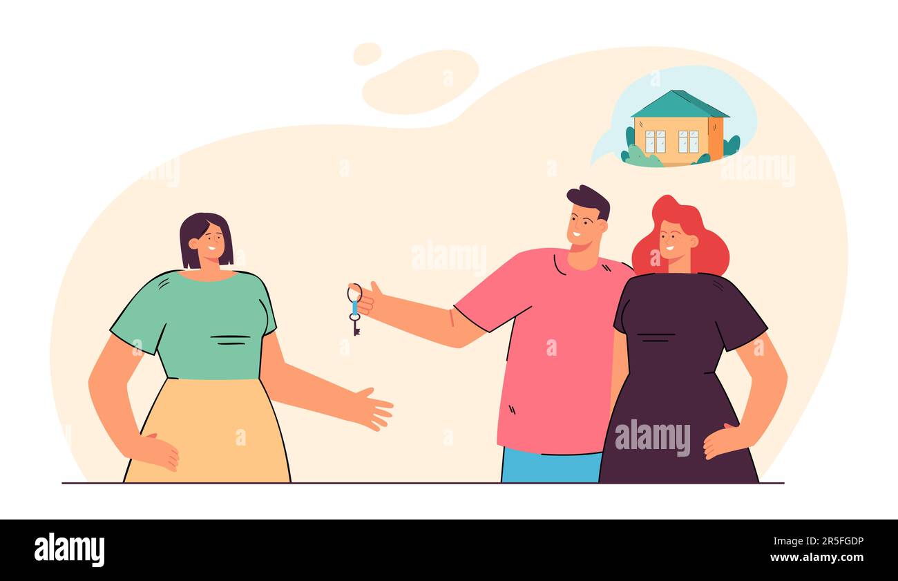 Woman holding new real Stock Vector Images - Alamy