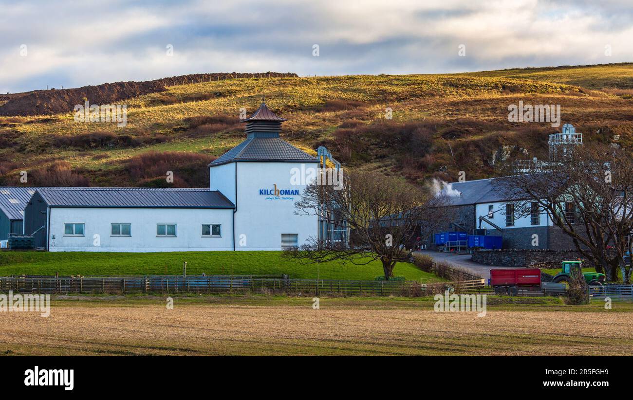 Exterior of Kilchoman distillery , Islay, Scotland Stock Photo - Alamy