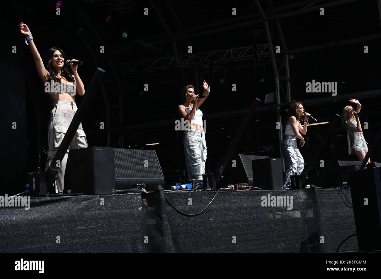 London, UK. 3rd June, 2023. Guilty Pleasure perfroms at the Mighty ...