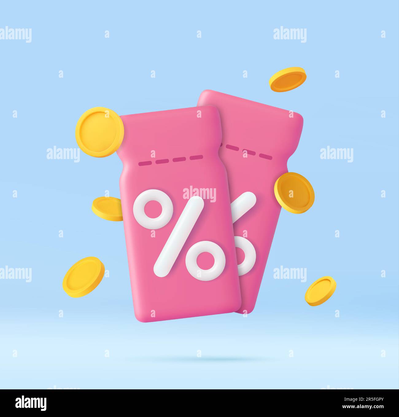 Voucher card cash back template design with coupon code promotion Stock ...