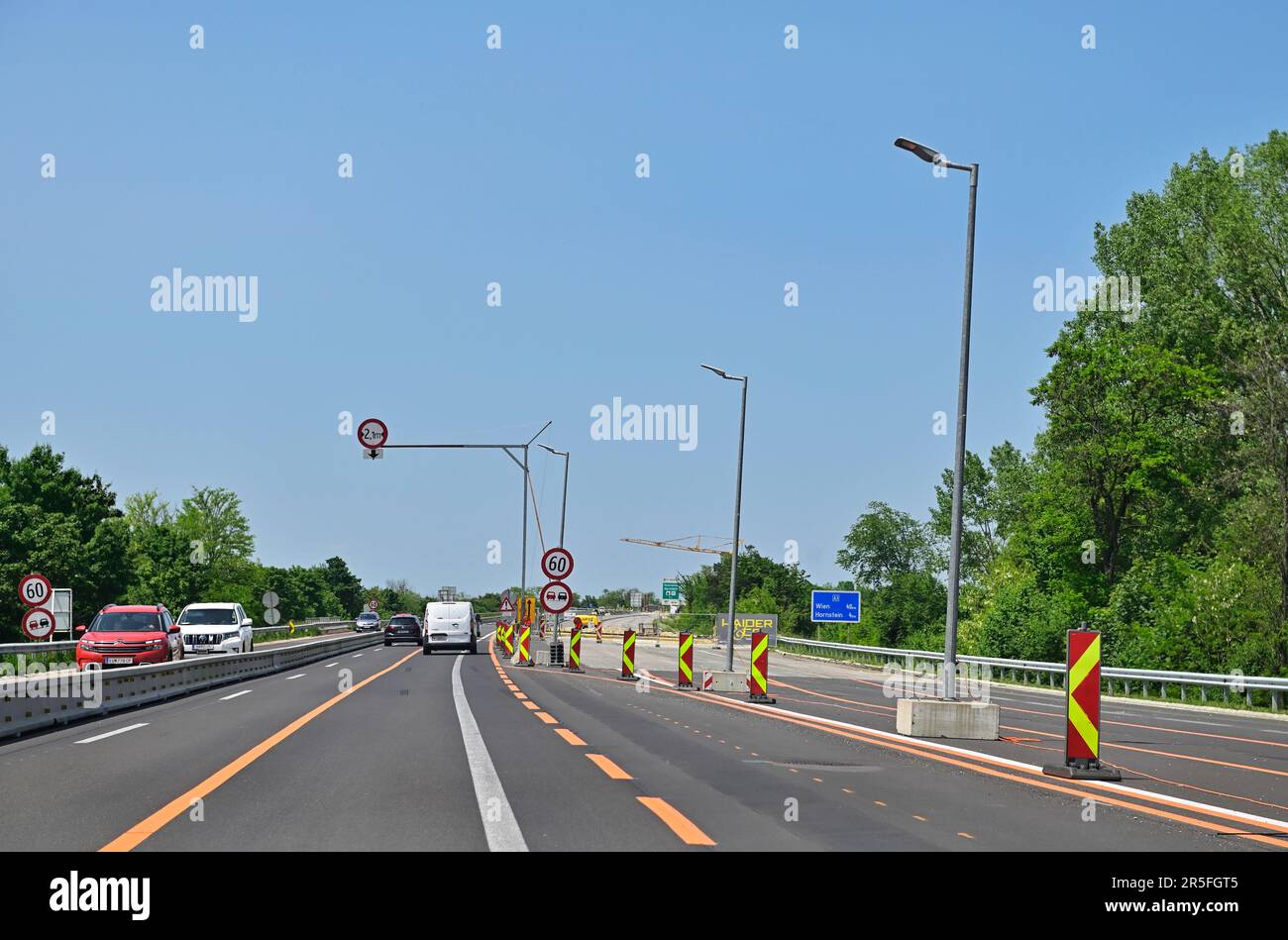 Burgenland, Austria. Southeast Motorway A3 Stock Photo - Alamy