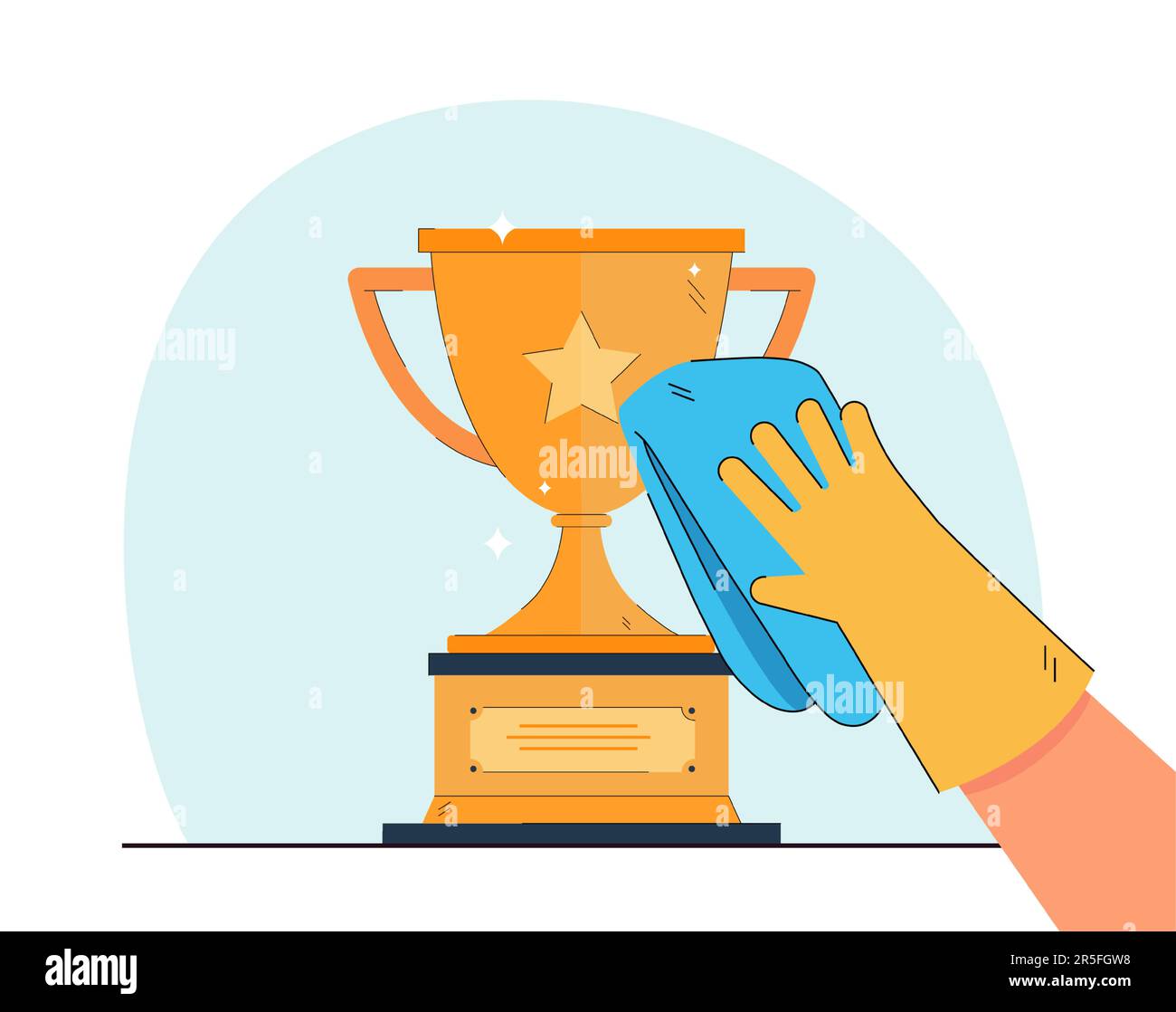 Polishing trophy hi-res stock photography and images - Alamy