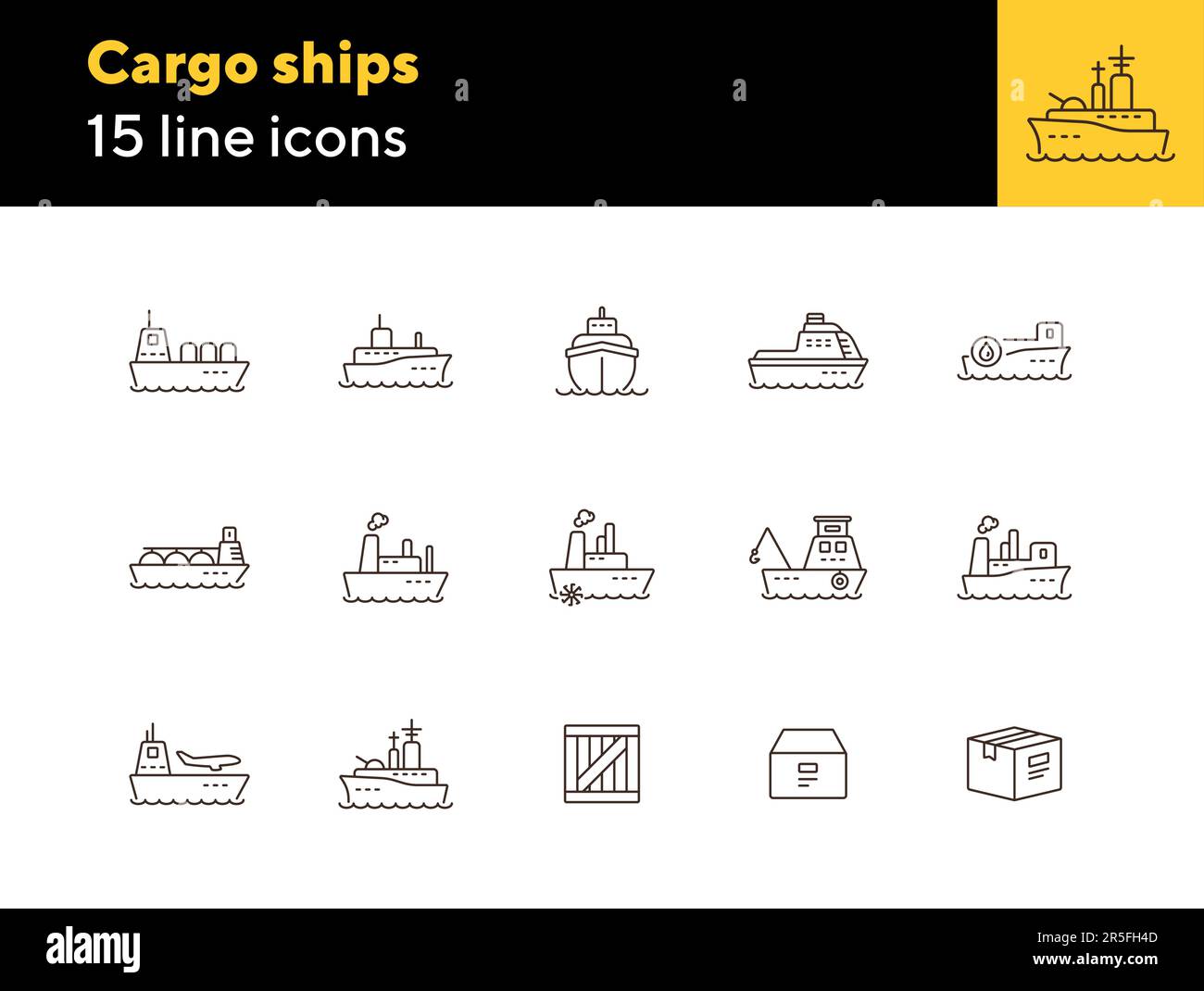 Navy cargo ships Stock Vector Images - Alamy