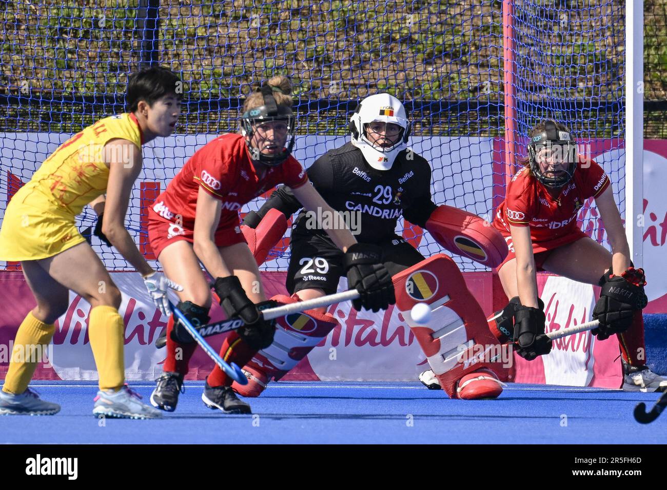London, UK. 03rd June, 2023. Belgium's goalkeeper Elodie Picard ...