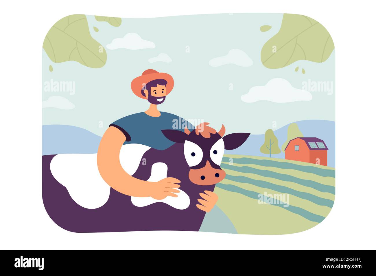 Cow work Cut Out Stock Images & Pictures - Alamy