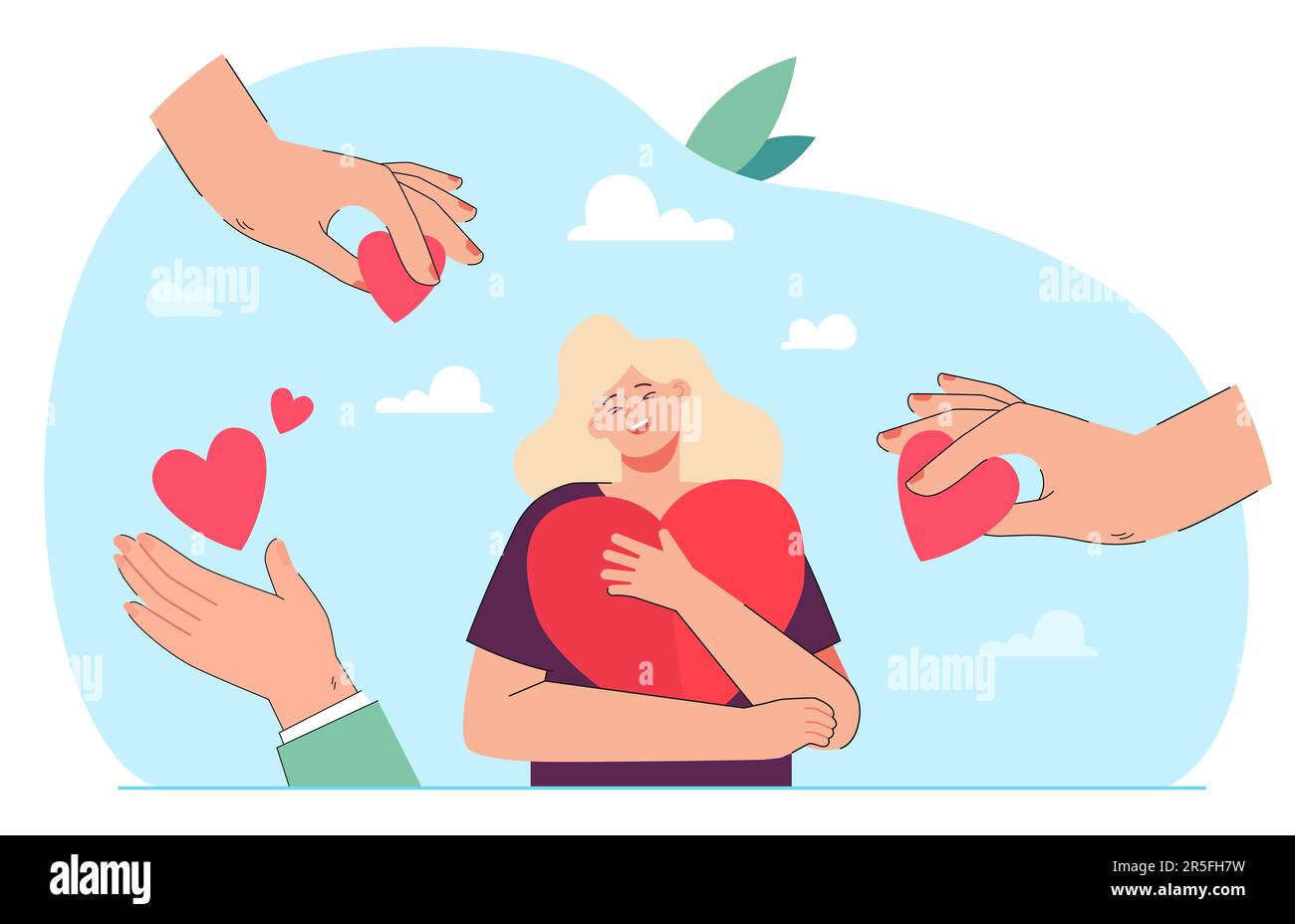 Community health volunteers Stock Vector Images - Alamy