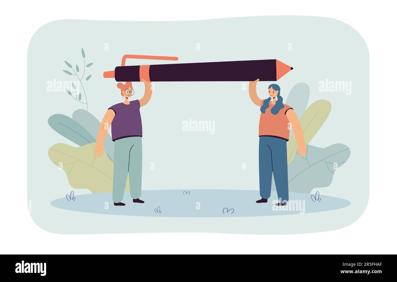 Hands female pen Cut Out Stock Images & Pictures - Alamy