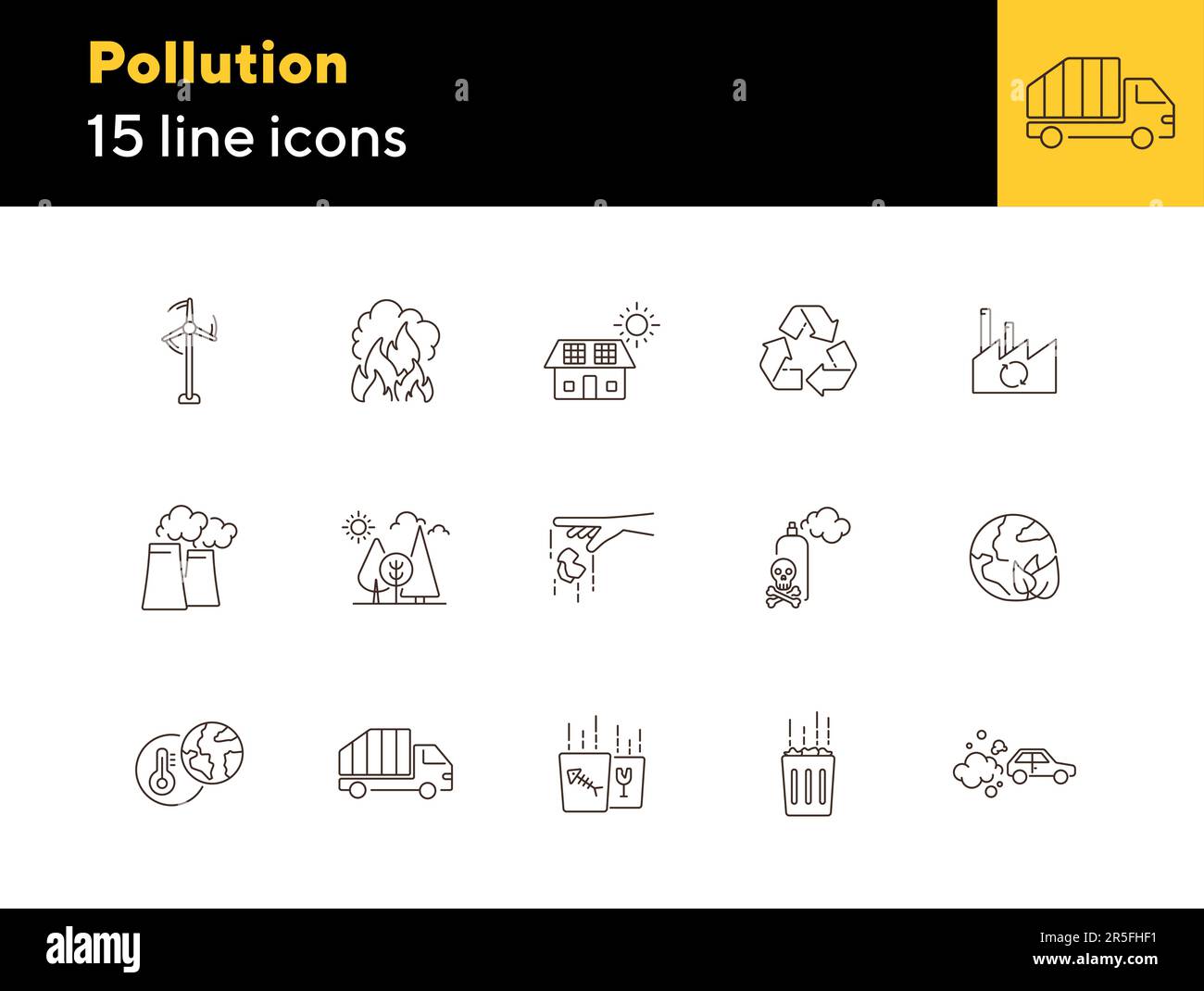 Car park recycling Stock Vector Images - Alamy